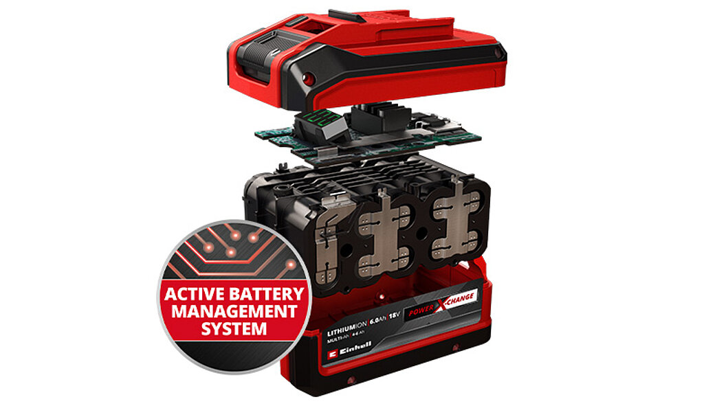 The technology inside the Power X-Change battery | Einhell.com.ve
